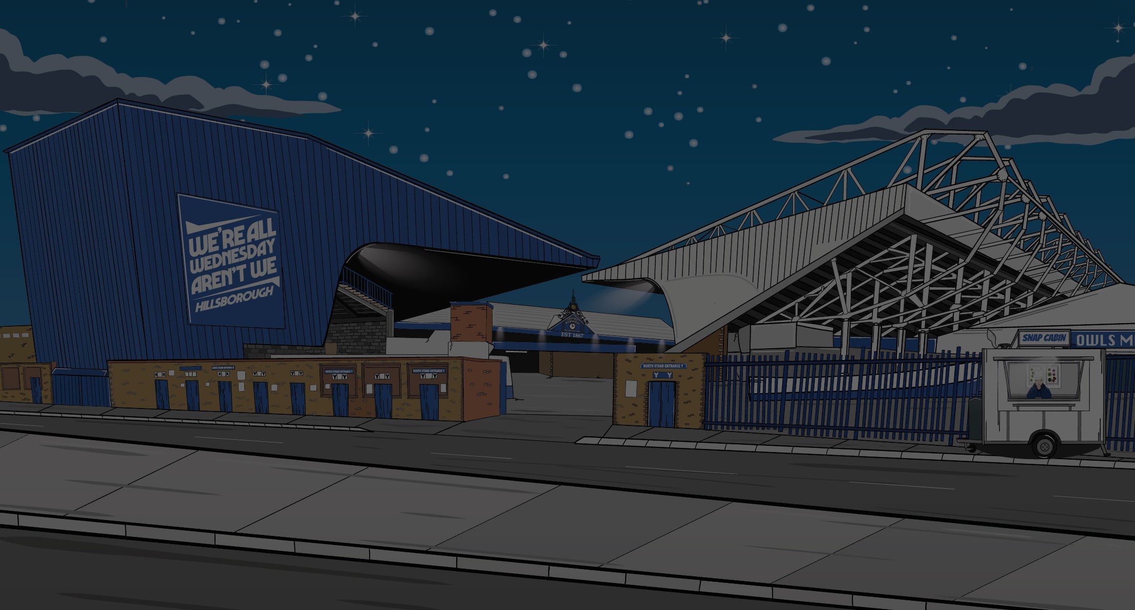 Sheffield Wednesday - SWFC Hillsborough Football Themed Gifts & Prints ...