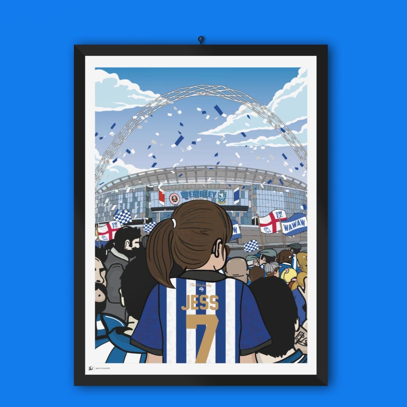 Sheffield Wednesday - SWFC Football Gifts Art & prints Wembley Stadium ...