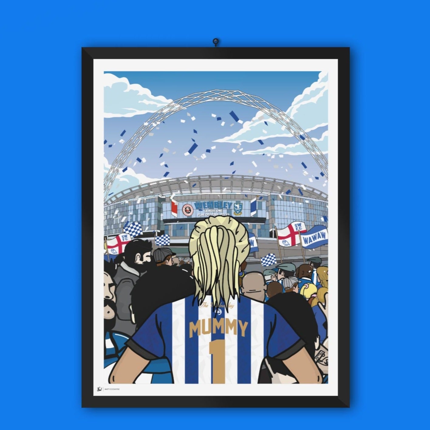 Sheffield Wednesday - SWFC Football Gifts Art & prints Wembley Stadium ...