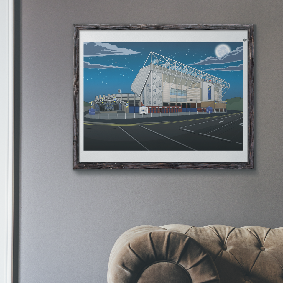 Leeds United FC - Print Elland Road Stadium & Ground Gift LUFC – The ...