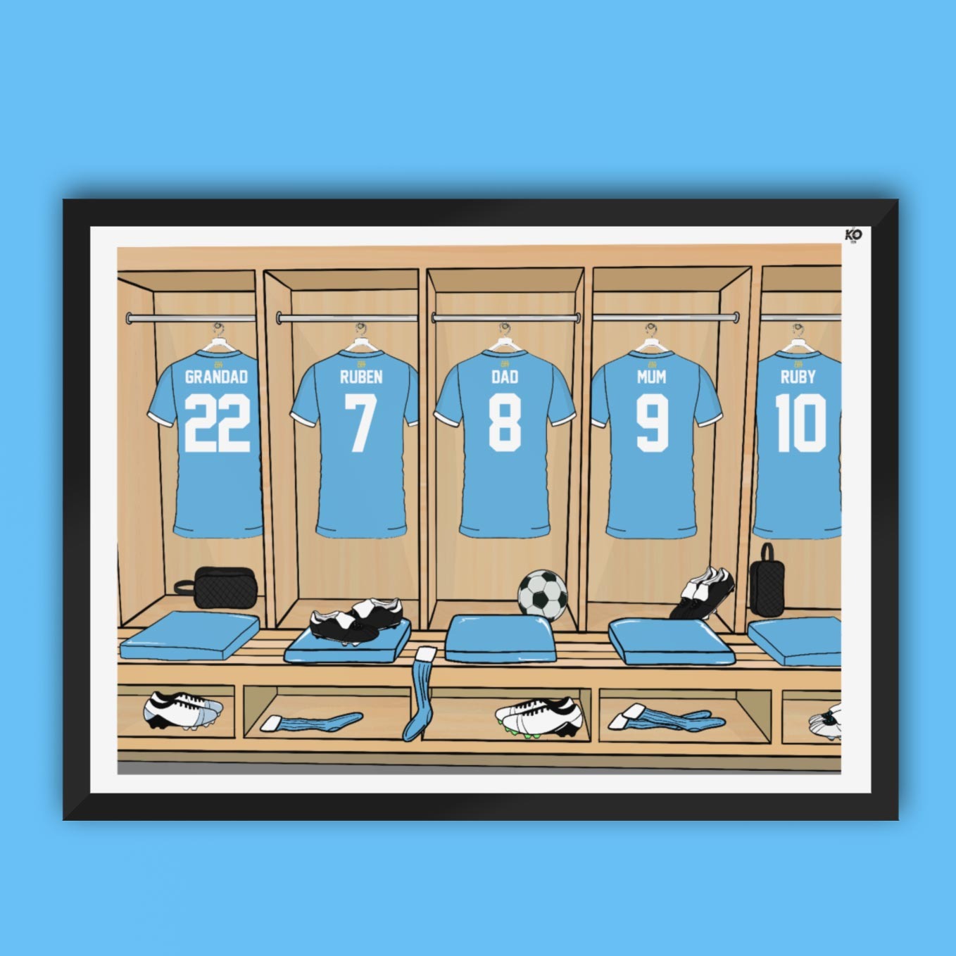 Manchester City - MCFC Football Gifts Art prints City Etihad Stadium ...