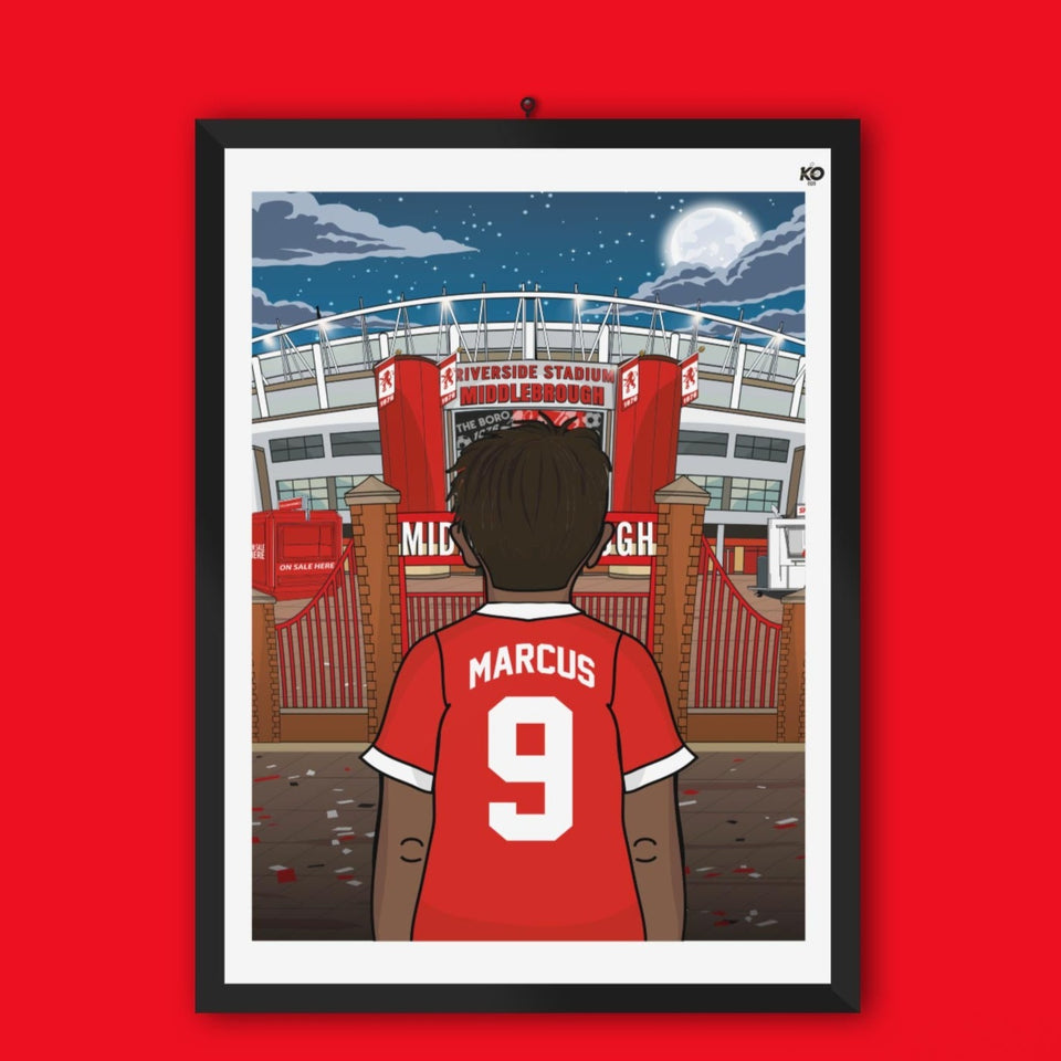 Middlesbrough - MFC Football Gifts Art prints Boro Riverside Stadium ...