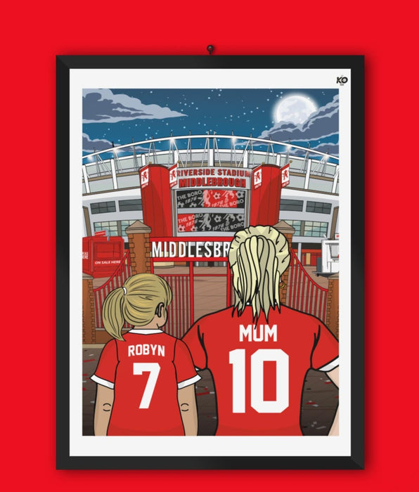 Middlesbrough - MFC Football Gifts Art prints Boro Riverside Stadium ...
