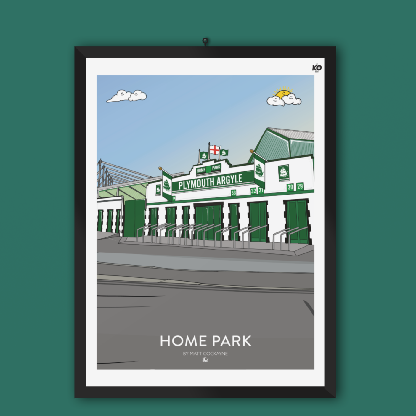 Plymouth Argyle - PAFC Football Gifts Art & prints Pilgrims Home Park ...