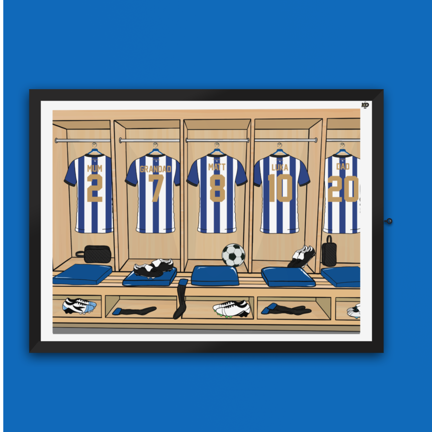 Sheffield Wednesday - Print Personalised 5 a Side Shirt SWFC Gift – The ...