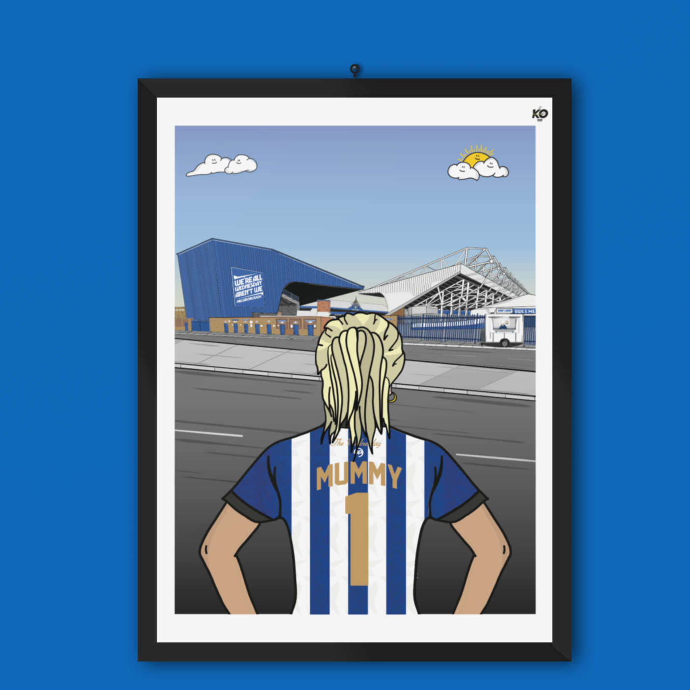 Sheffield Wednesday FC - Personalised Female Hillsborough Football Gift ...