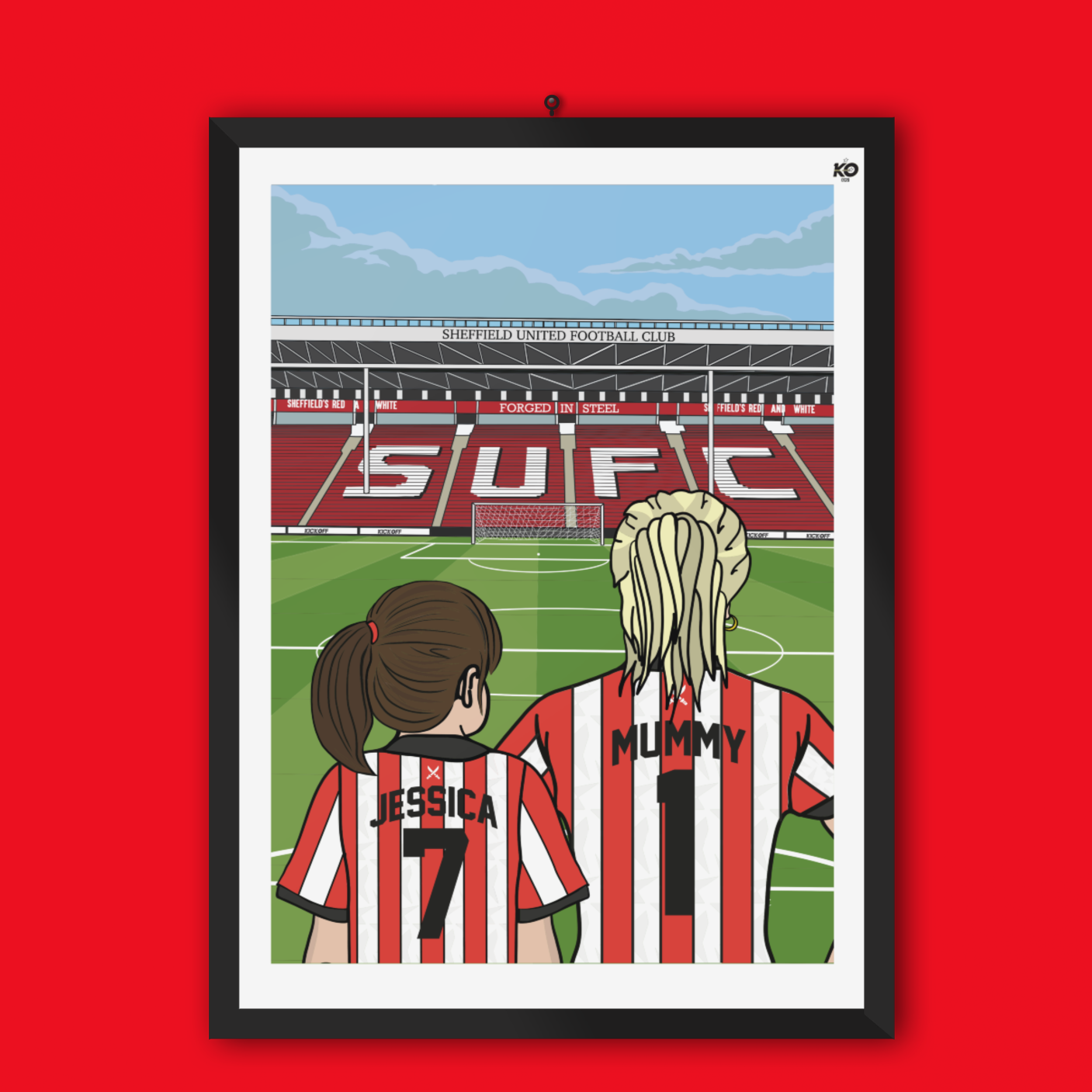 Sheffield United FC - Personalised Woman & Girl Bramall Gift Football ...