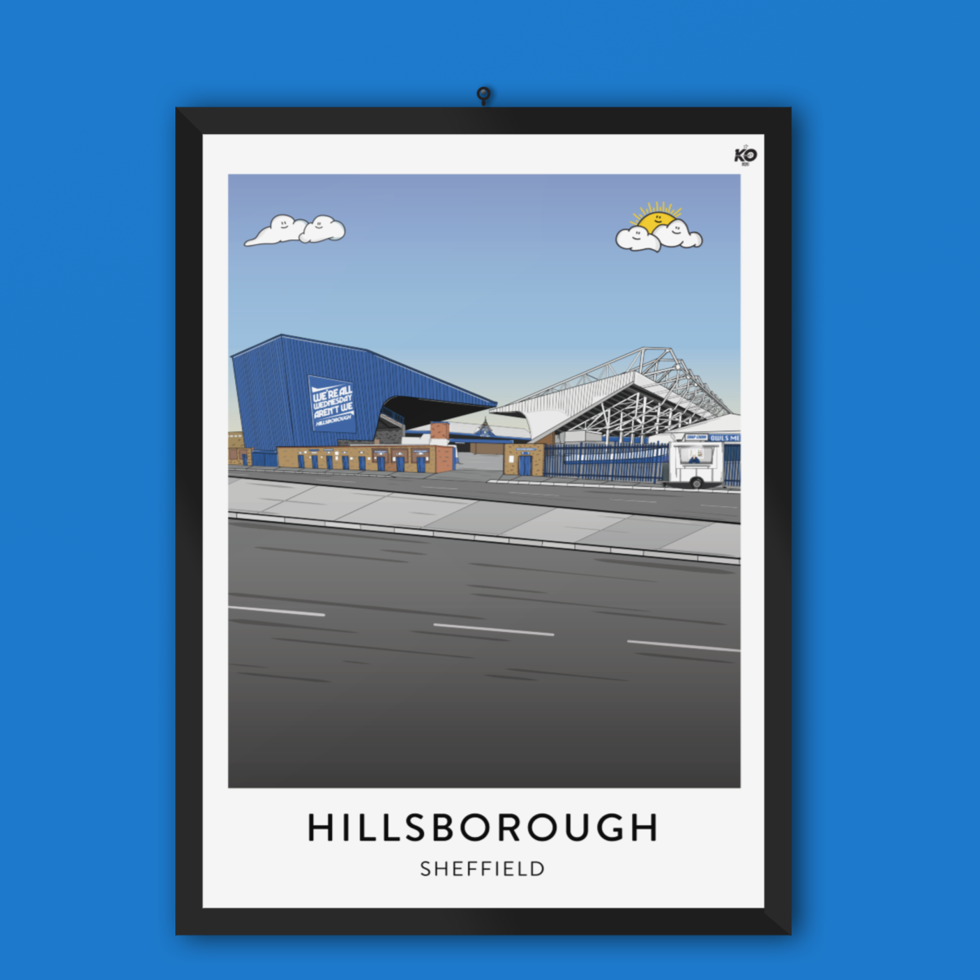 Sheffield Wednesday - SWFC Football Gifts Art prints Owls Hillsborough ...