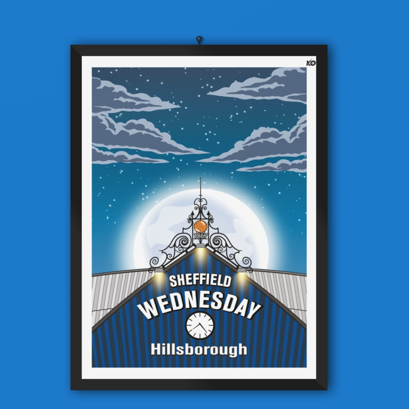 Sheffield Wednesday - SWFC Football Gifts Art prints Owls Hillsborough ...